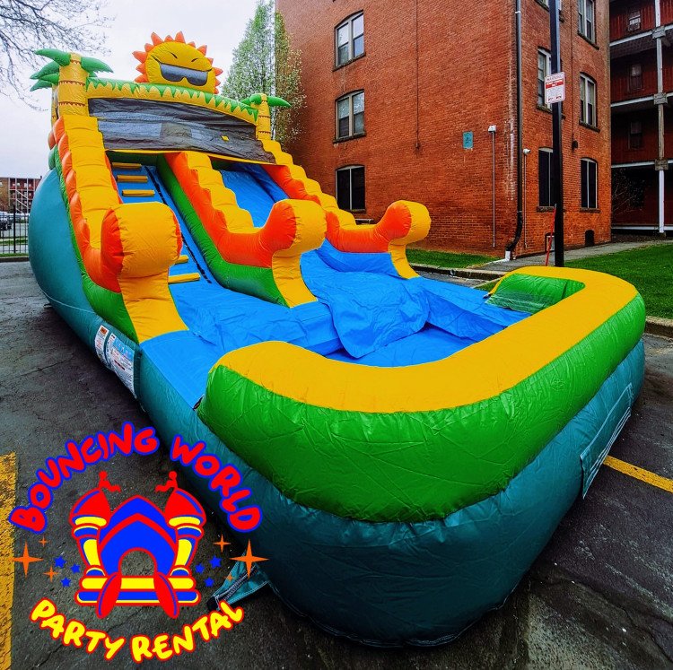 15ft Sunshine Water Slide - Bouncing World Springfield MA